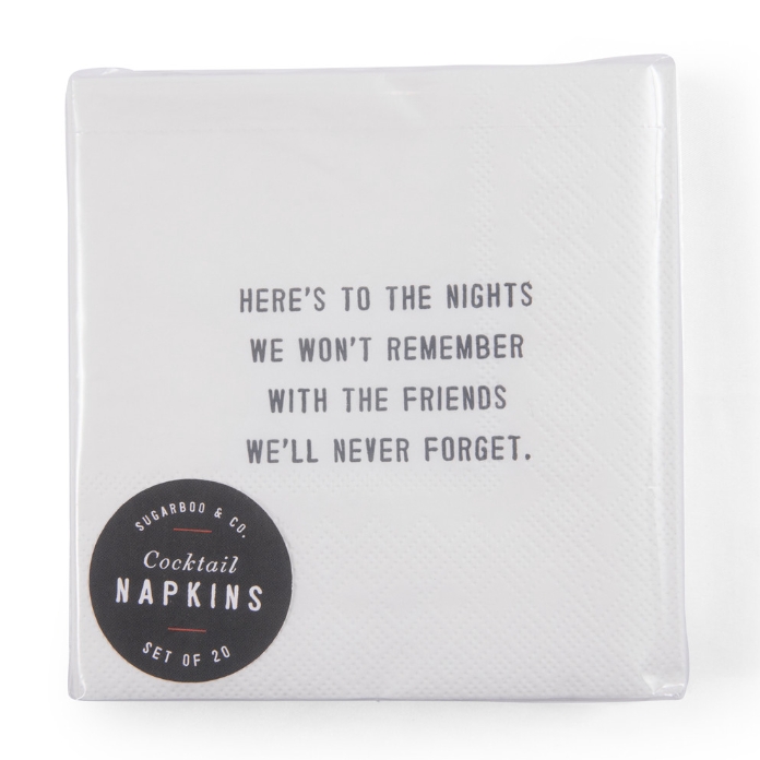 Quote Cocktail Napkins – FiG Curated Living | Ojai, CA